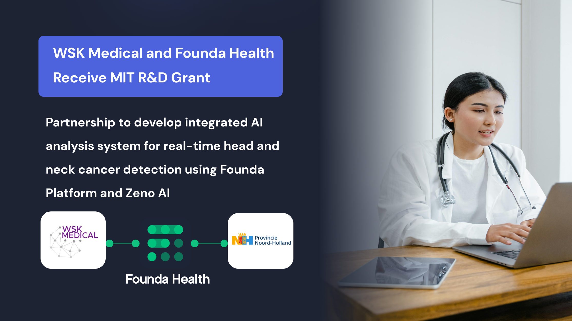 WSK Medical and Founda Health Secure MIT R&D Grant for AI-Powered Cancer Detection